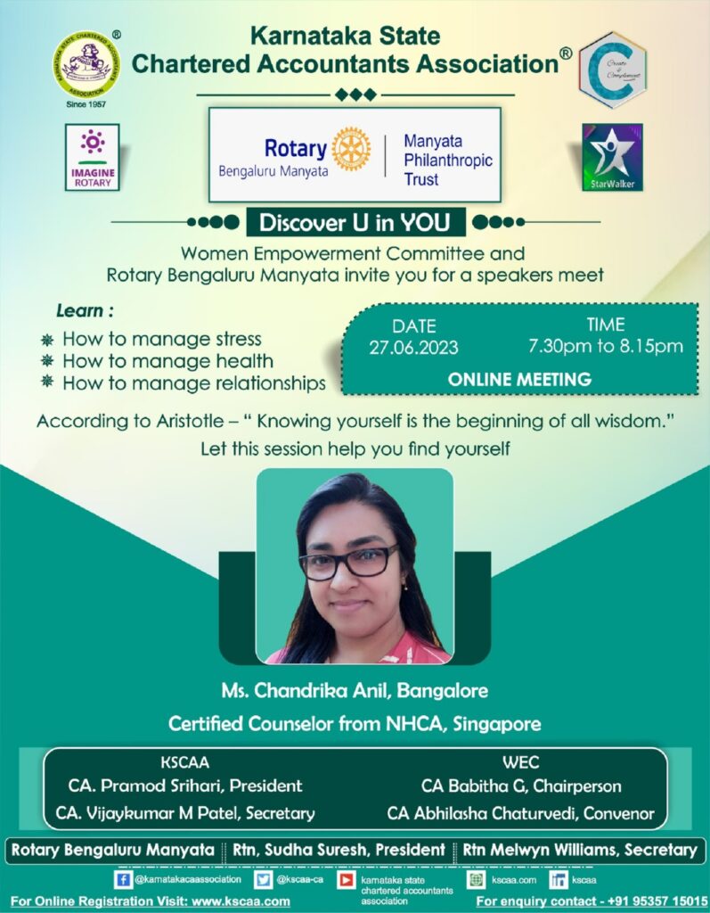 Discover U in YOU | 27-06-2023 – KSCAA